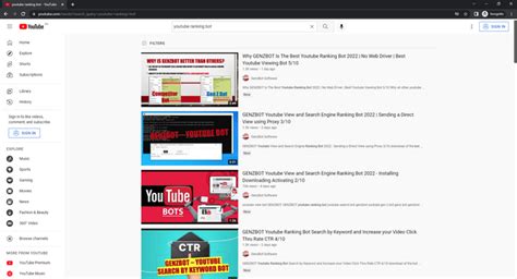 Genzbot Youtube View And Ranking Bot Search Keyword And Views Your