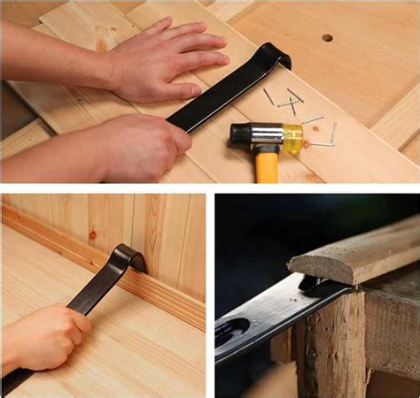 4pcs Nail Pullers Pry Bar Tool Durable Pry Bar Sets