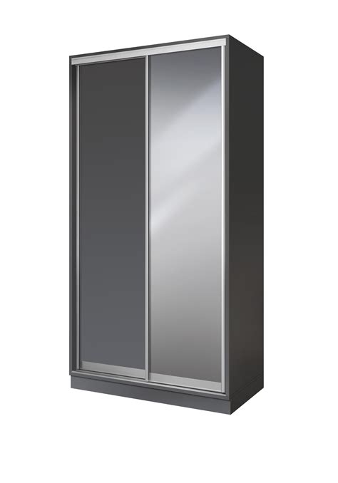 ᐉ Шкаф купе Senam S Line 90х45х210 см Антрацит ШК 1 1 21 45 9