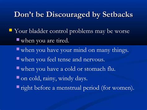 Bladder Retraining Ppt Brain And Nervous System Disorders