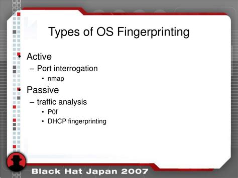 PPT Using DHCP For Passive OS Identification PowerPoint Presentation ID 1484209