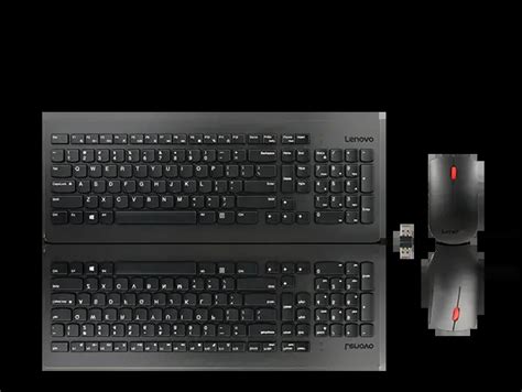 Lenovo Wireless Combo Keyboard Mouse Us English P