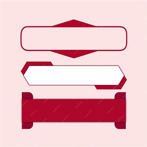 Premium Vector Text Box Vector Shape Design Template