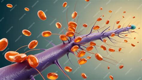 Detailed Microscopic Representation Of Neuronal Structures And Connections Premium Ai