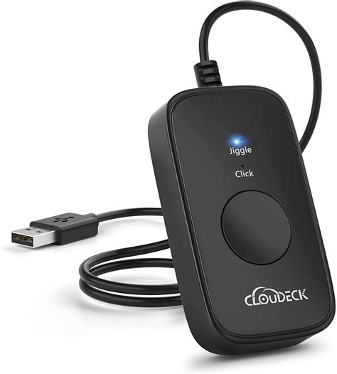 2 In 1 Design】 Cloudeck Mouse Jiggler Is Integrated 2 Functions In One Button Use It As