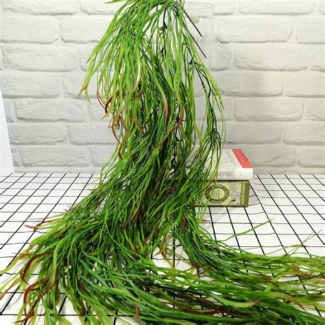 Искусственная плоская трава искусственная Виноградная лоза листья из ротанга домашний отель