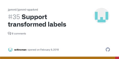 Support Transformed Labels Issue Jpmml Jpmml Sparkml GitHub
