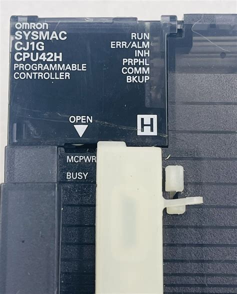 Omron CJ1G CPU42H Programmable Controller CPU Unit Novus Ferro Pte Ltd