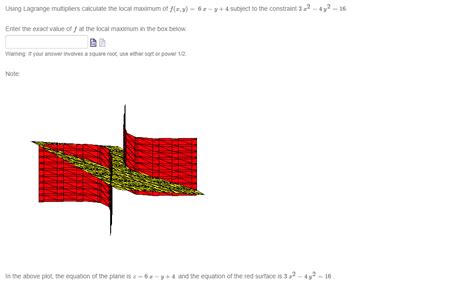 Solved Using Lagrange Multipliers Calculate The Local