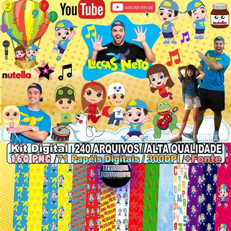 Kit Digital Luccas Neto Elo7 Produtos Especiais