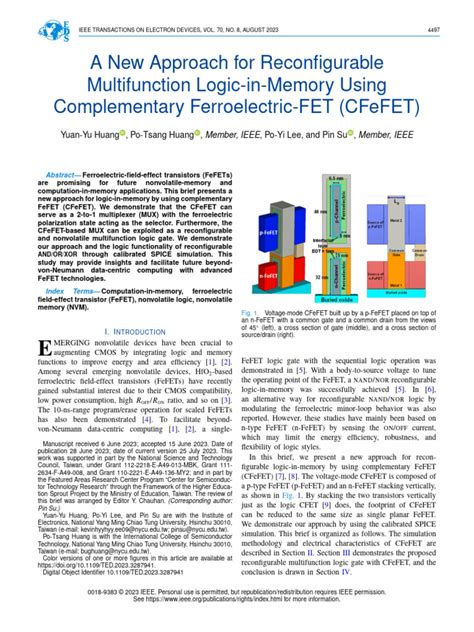 A New Approach For Reconfigurable Multifunction Logic In Memory Using Complementary