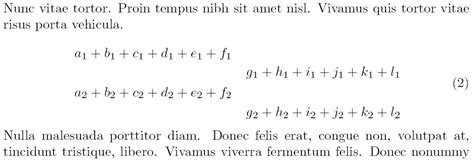 How Do I Obtain Multline Type Alignment Within A Group Of Equations TeX LaTeX Stack Exchange