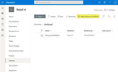 how to sync a sharepoint document library to a local folder using