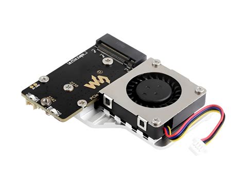 Waveshare PCIe To M Adapter Board E For Raspberry Pi With Active Cooling Thingbits India
