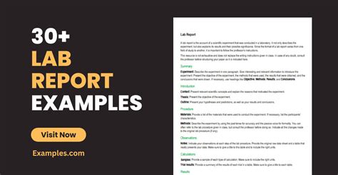 Lab Report Examples To Download