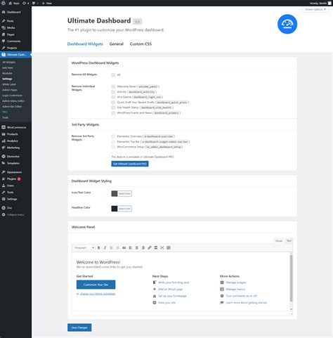 Ultimate Dashboard Custom Wordpress Dashboard Wordpress Plugin