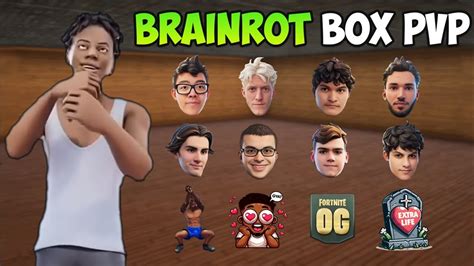 FORTNITE BRAINROT BOX PVP BrainRot Box Fight With 15 Funny Super