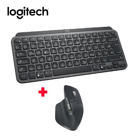 Combo Teclado Logitechmx Keys Mouse Mx Master 3 Wireless Black Real Plaza
