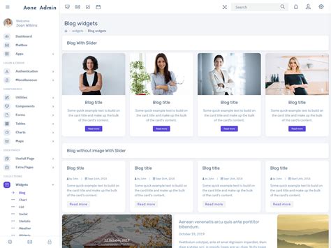 Aone Premium Admin Dashboard With Bootstrap Dashboard