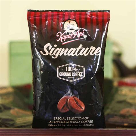 Jual Kopi Kapal Api Signature 65gr Ground Coffee Hitam Bubuk Asli Teman