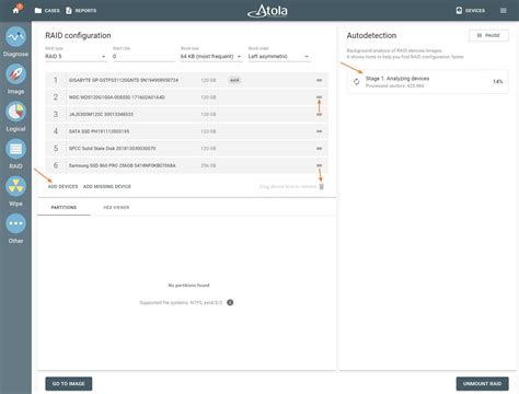 Image Raid 0 With Unknown Configuration In Atola Taskforce 2