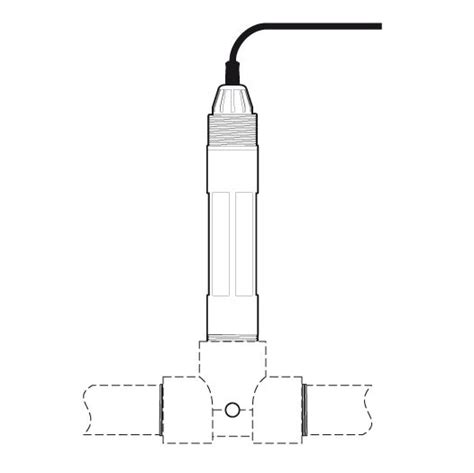 Flow Through Tee 1 Cpvc For Phd Sensor Hach Uk