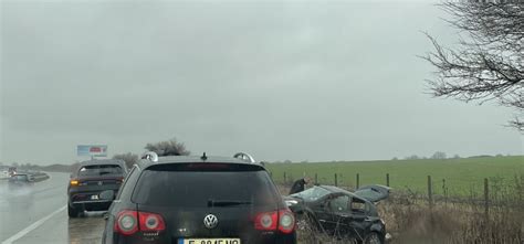 Мъж пострада в тежка катастрофа на АМ Хемус снимки