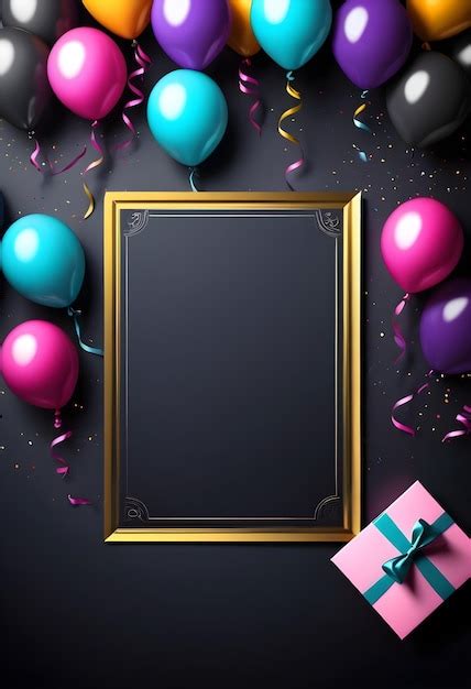 Фона пригласительного открытка на вечеринку дня рождения с пустым без текста копируйте