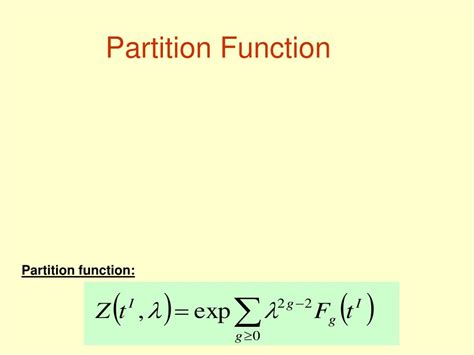 Ppt The Topological String Partition Function As A Wave Function Of