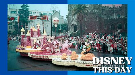 Disneyland Float Disney This Day January 1 1955