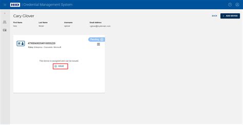 Assign A Device To A User Hid Cms Hid Global