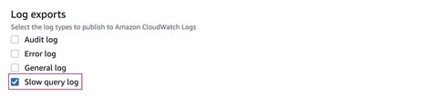 Collecting Rds Mysql Logs Online Help Site24x7