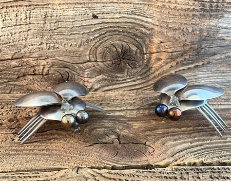 Silverware Ladybug Trinket Critters Set Of Three Etsy
