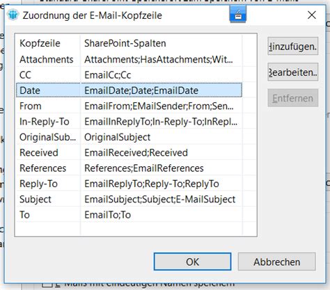 Save E Mail Header Information In SharePoint Columns I Like SharePoint