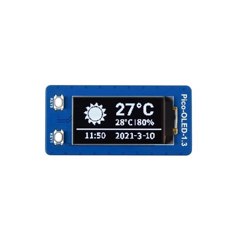 Waveshare 13inch Oled Display Module For Raspberry Pi Pico 64×128 Spii2c Iduino