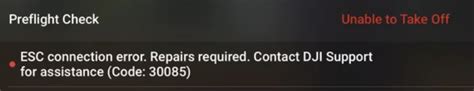 Dji Error Code 30085 How To Fix It Cult Of Drone