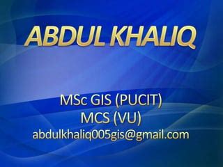 Shapefile In Arc Gis PPT