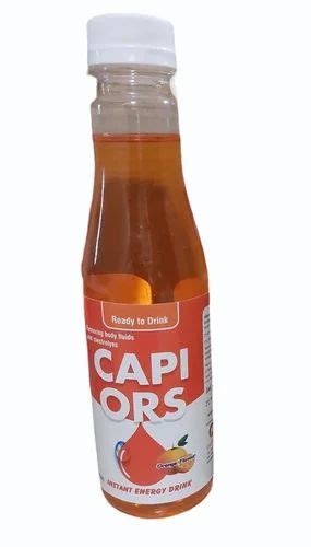 Orange Capi Ors Energy Drink Packaging Size 200 Ml At ₹ 59bottle In Coimbatore