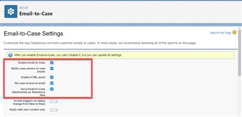 Set Up Email To Case In Salesforce