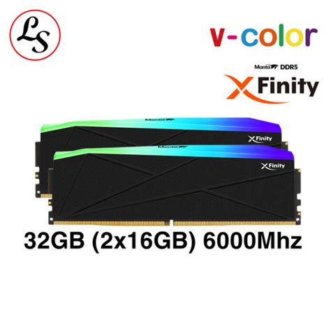 Jual V Color Ddr5 Manta Xfinity 32gb 2x16gb 6000mhz Rgb Putih Kota Bandar Lampung