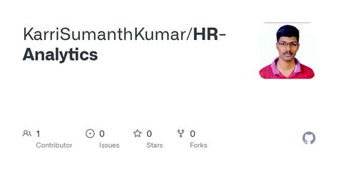 GitHub KarriSumanthKumar HR Analytics