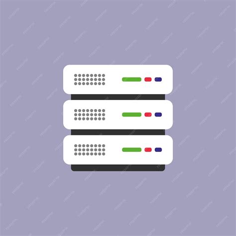Premium Vector Server Vector Icon Database Illustration Of Data Storage Device
