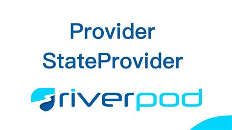 Flutter Riverpod Provider And Stateprovider Youtube