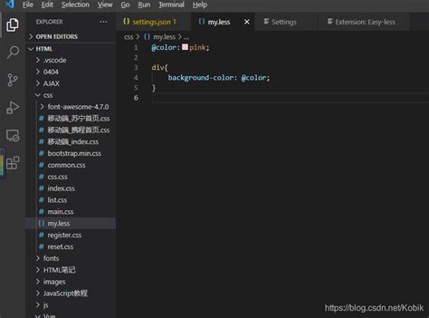Vscode 使用easyless插件配置settingjson无效怎么办easy Settingsjson Csdn博客