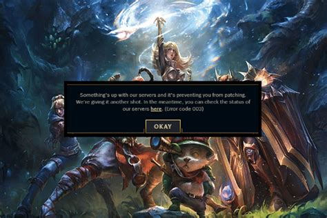 How To Fix League Of Legends Error Code 003 Techcult