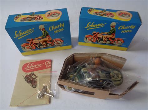 Schuco Charly 1005 With Box Wind Up Toy Paradise