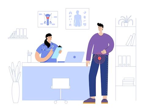 Premium Vector Man Reproducive System Problems