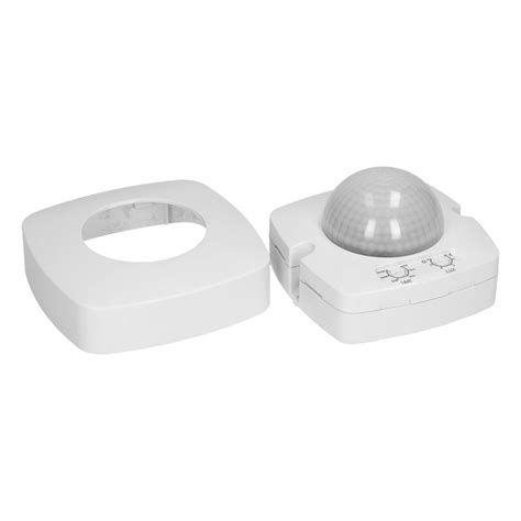 Pir Motion And Presence Sensor 360° Ip20 2000w 3 Sensors White
