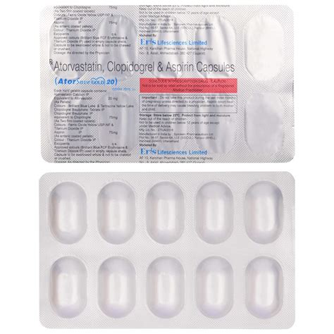 Atorsave Gold 20 Capsule View Usage Side Effects Price And Subtitute