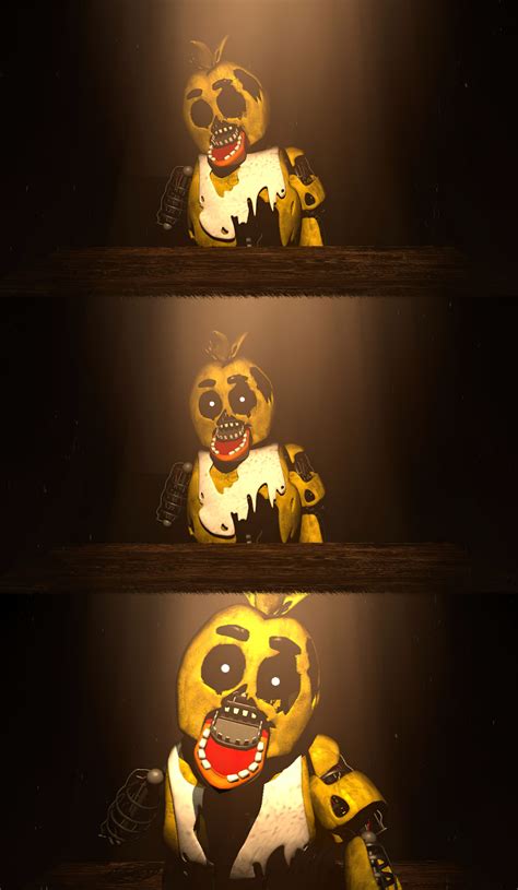 Fnaf C4d Scrap Chica Salvage By Fluttershykitten On Deviantart